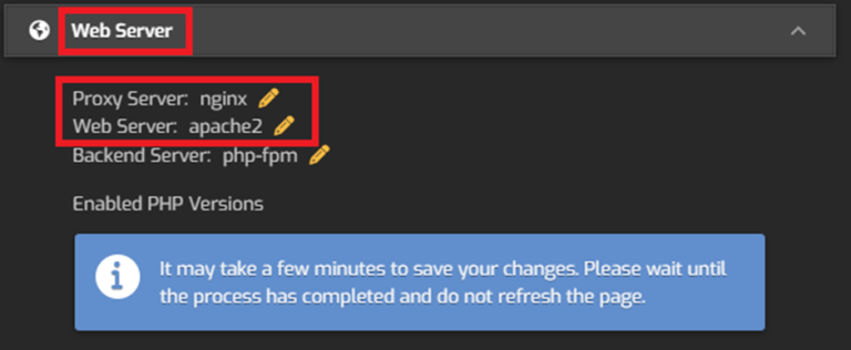 How to Configure Apache Web Server with Nginx in Hestia CP?