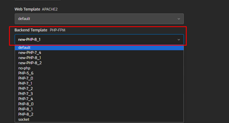How to Change PHP Version in Hestia Control Panel for User?